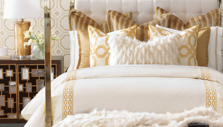 Eastern Accents Custom Designer Bedding at B. Burton Custom Decor